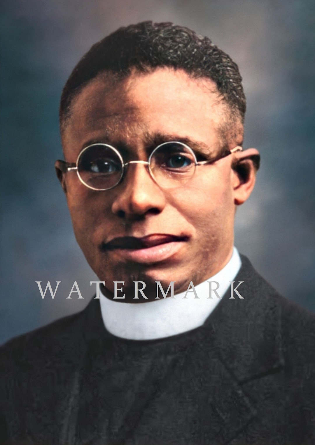 Blessed Cyprian Michael Iwene Tansi Custom Colorized Digital Photo ...