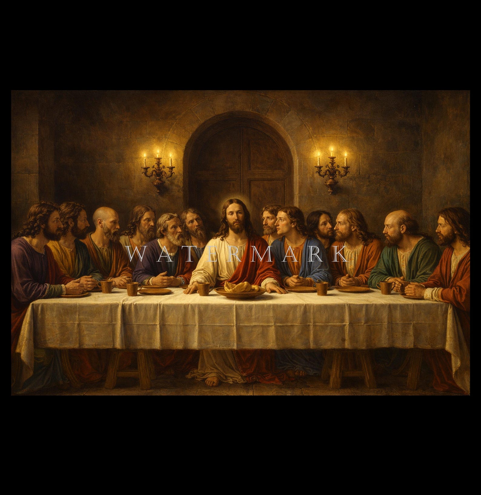 The Last Supper Custom Digital Oil Painting DIGITAL DOWNLOAD - Etsy