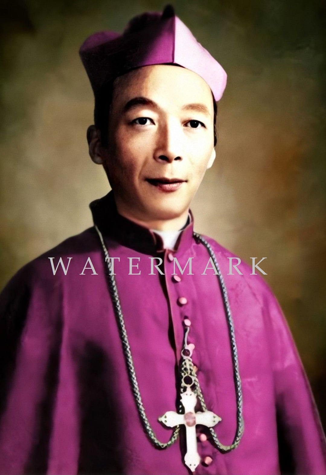 Cardinal Ignatius Kung Pin-mei (shown as Bishop in 1949 Image) Custom ...