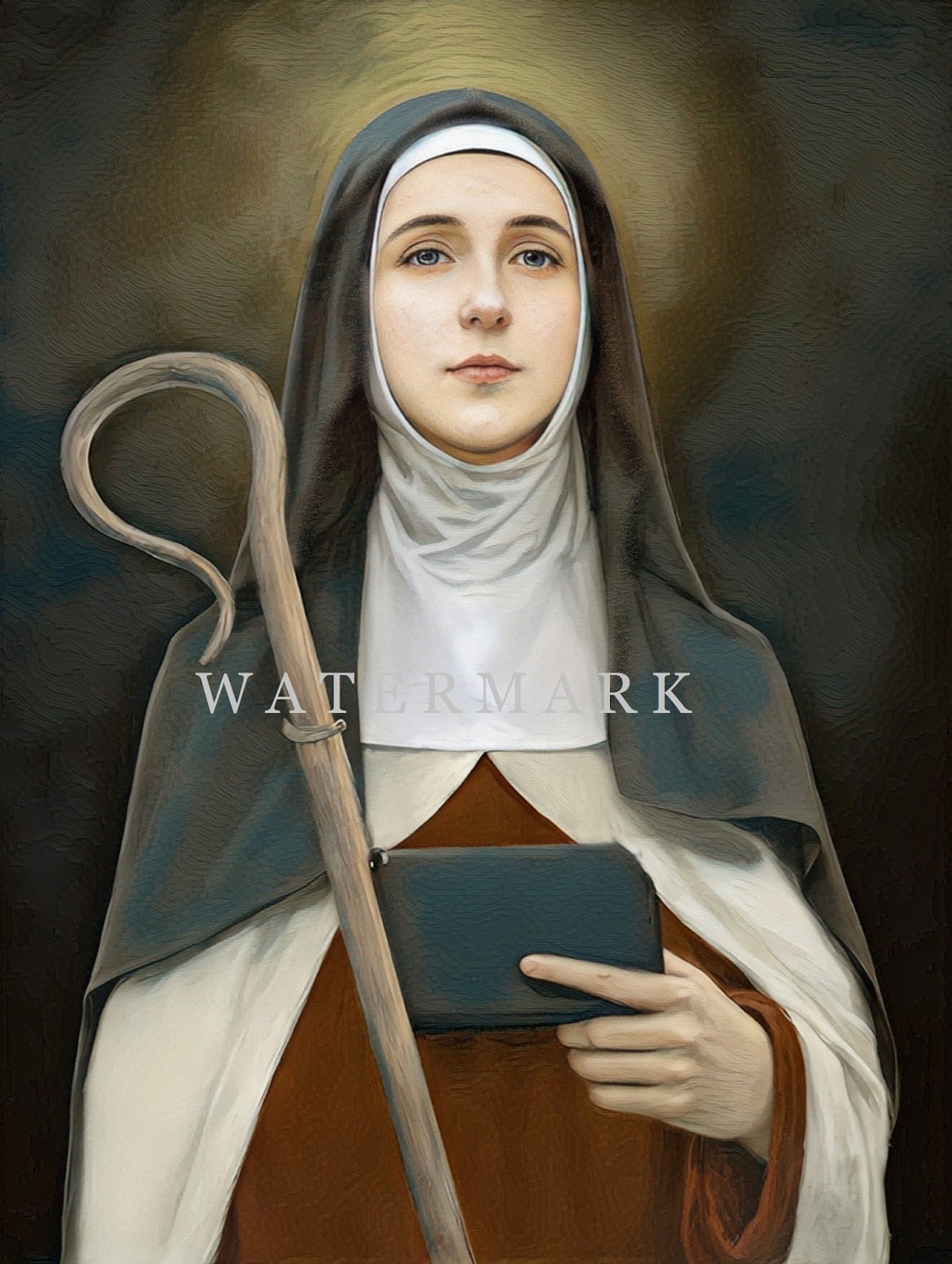 St. Colette De Corbie Custom Digital Oil Painting DIGITAL DOWNLOAD - Etsy