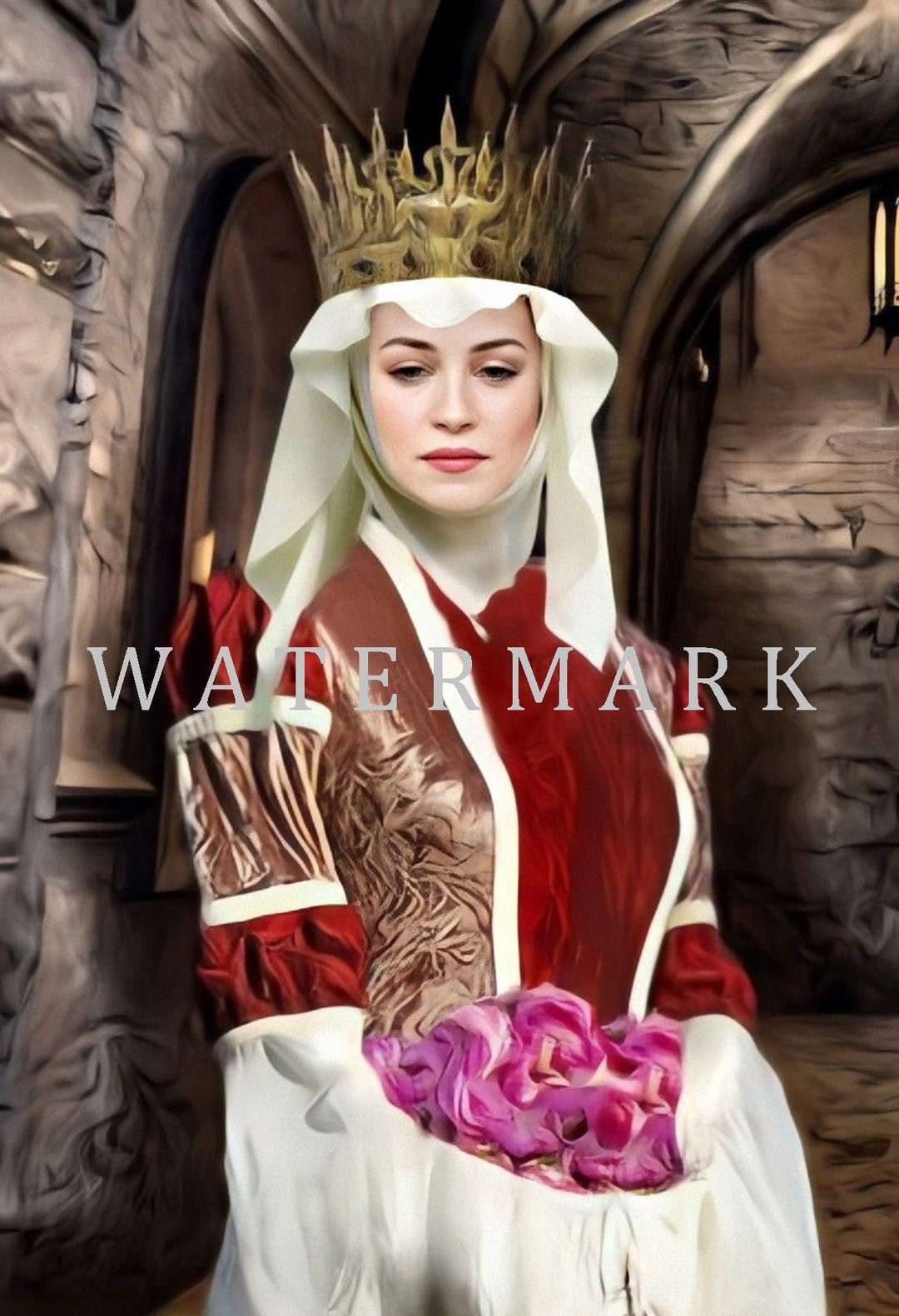 St. Elizabeth of Hungary Custom DIGITAL DOWNLOAD Digital Oil Painting ...