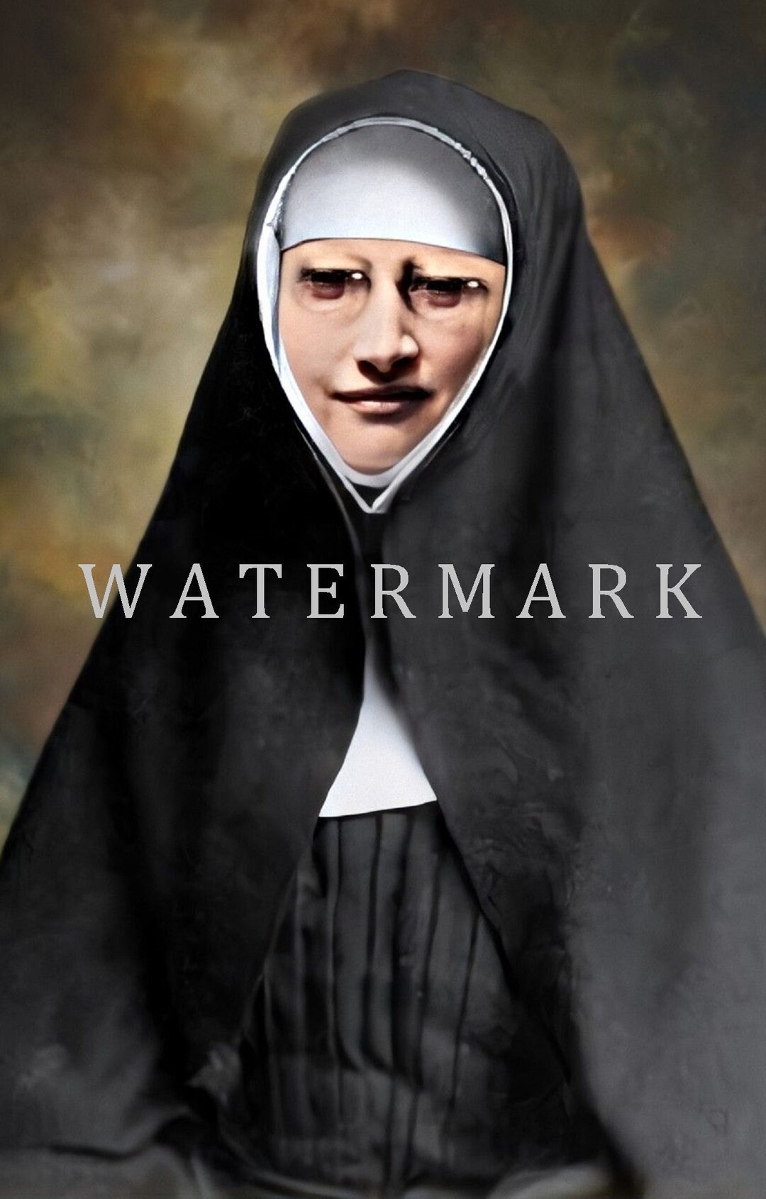 Servant of God Sister Maria Aloysia Luise Löwenfels DIGITAL DOWNLOAD Custom Colorized Digital ...