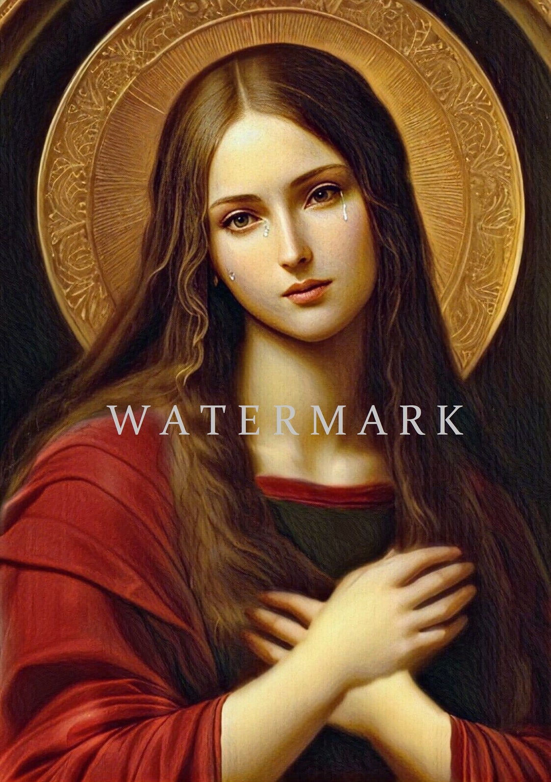 St. Mary Magdalene Custom Digital Oil Painting DIGITAL DOWNLOAD - Etsy