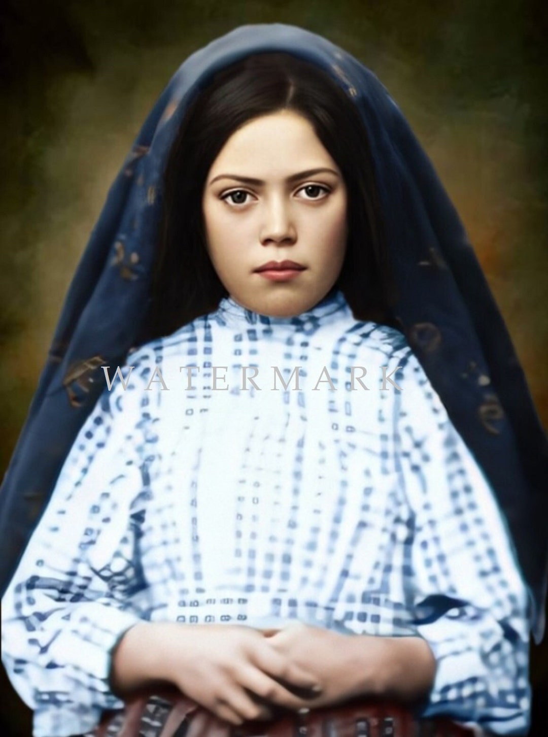 Sister Lucia Dos Santos of Fatima Digital Download Custom DIGITAL OIL ...