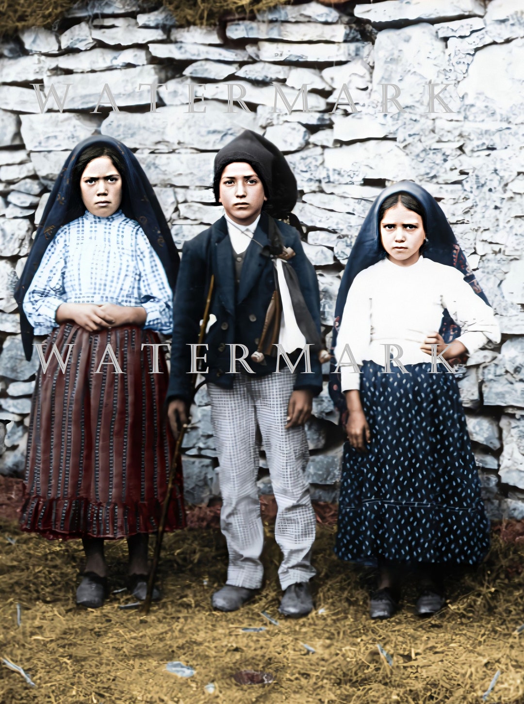Lucia, Francisco and Jacinta of Fatima DIGITAL DOWNLOAD Custom ...