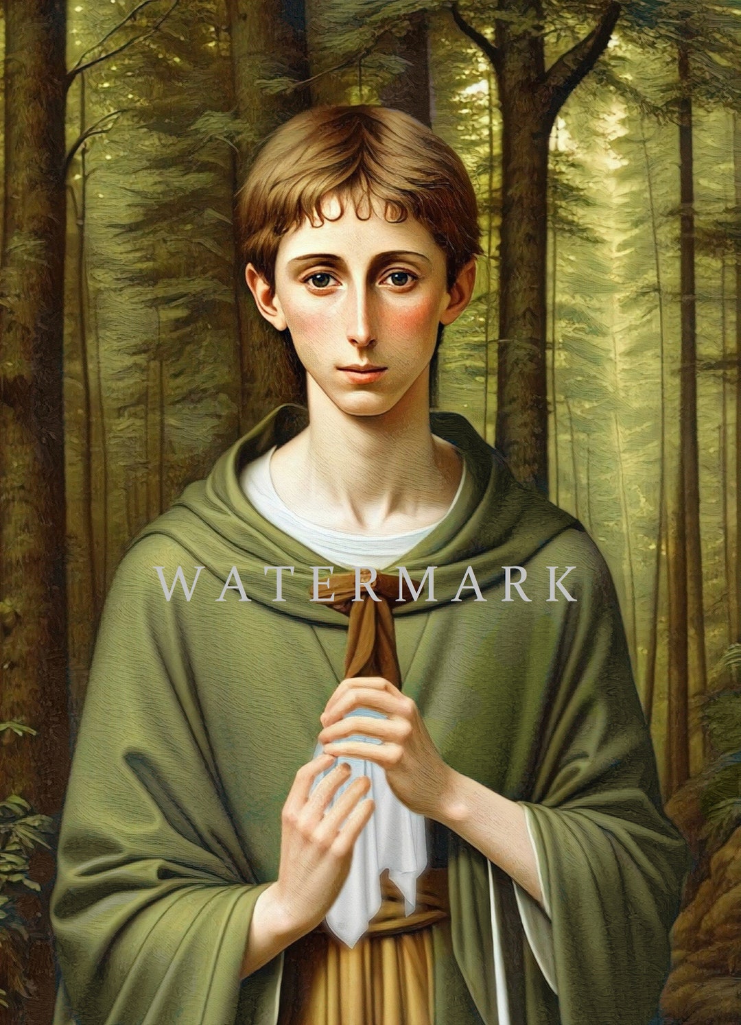 St. Tarcisius Custom Digital Oil Painting DIGITAL DOWNLOAD - Etsy