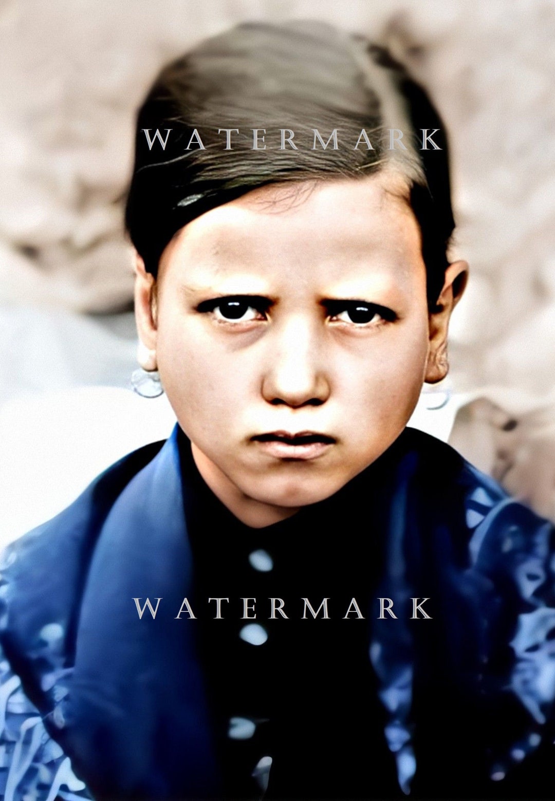 St. Jacinta Marto of Fatima DIGITAL DOWNLOAD Custom Colorized Digital ...