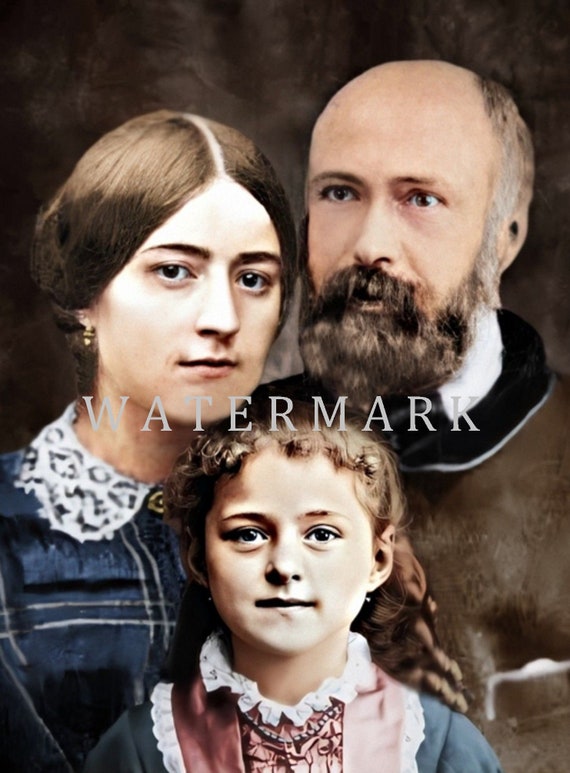 St. Therese of Lisieux the Little Flower With Her Parents St. | Etsy