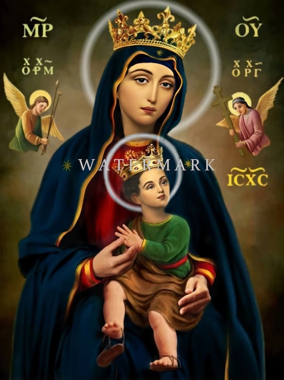 Our Lady of Perpetual Help Custom Digital Oil Painting DIGITAL - Etsy