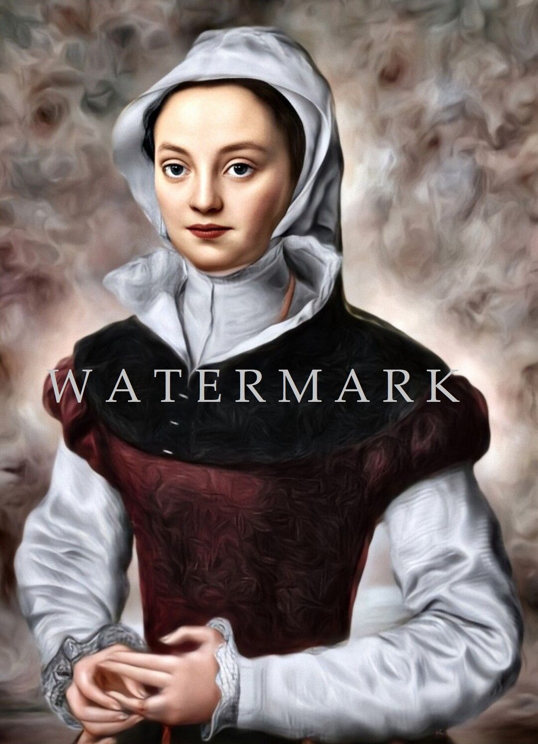 St. Anne Line - DIGITAL DOWNLOAD Custom Colorized Digital Oil Painting ...