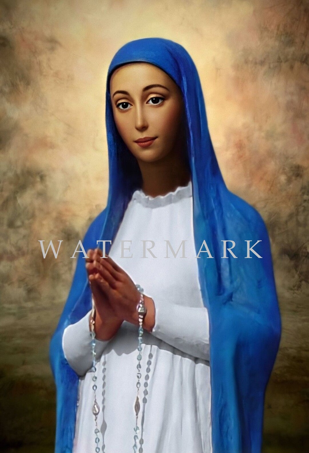 Custom DIGITAL DOWNLOAD Digital Oil Painting of Our Lady of Kibeho - Etsy