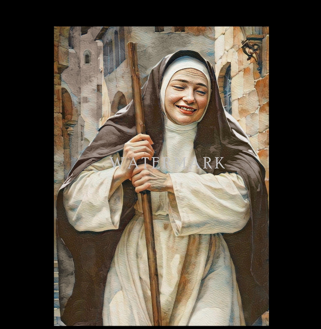 St. Margaret of Castello Custom Colorized Digital Oil Painting DIGITAL ...