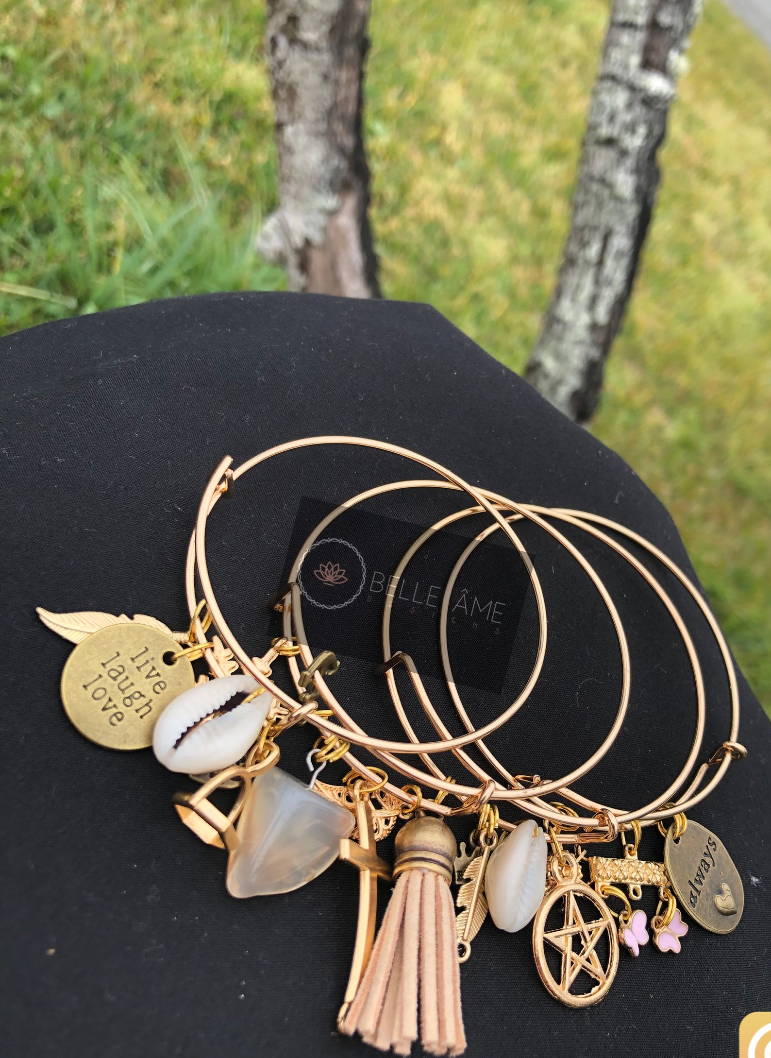 Expandable Charm Bracelet Sets - Etsy