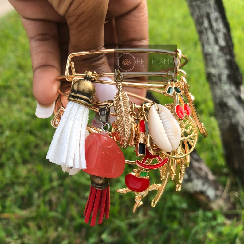 Expandable Charm Bracelet Sets - Etsy