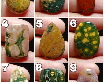 Craft Supplies & Tools Jewelry & Beauty Roj5 Natural RED OCEAN JASPER ...