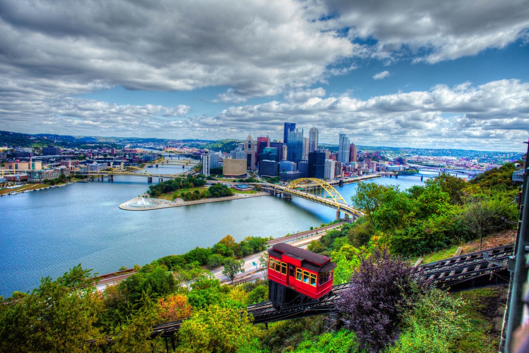 Photograph , Print, Skyline of Pittsburgh Pa. #158-2 - Etsy