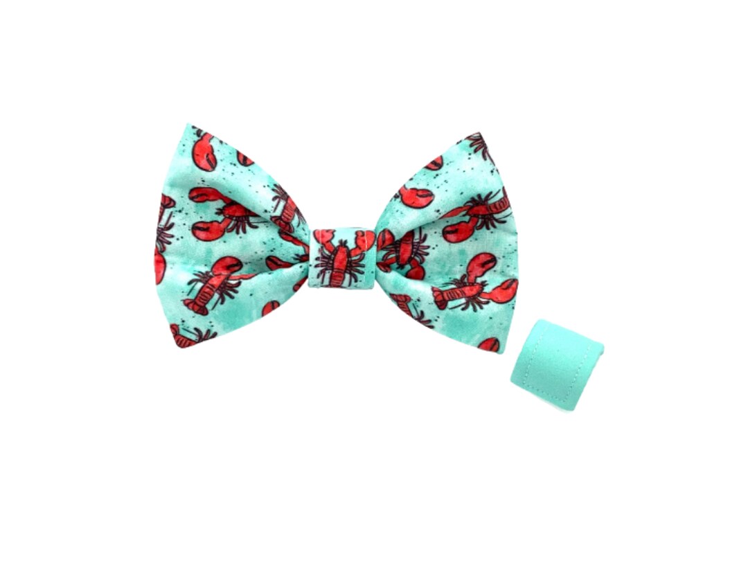 Youre My Lobster Boy Dog Bow Tie, Nautical Dog Bow Tie, Mint Green Dog ...