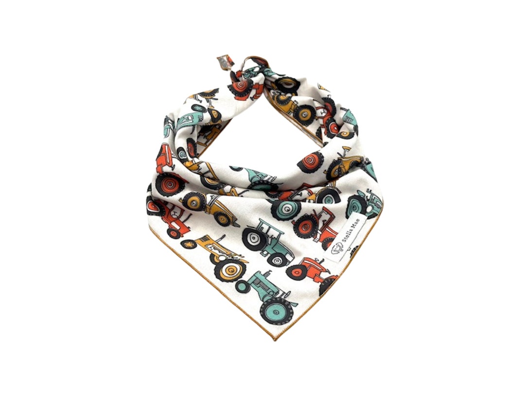 Farm Tractors Dog Bandana, Farm Equipment Dog Bandana, Tractors Dog ...