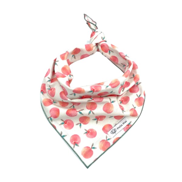 Peach Dog Bandana - Etsy