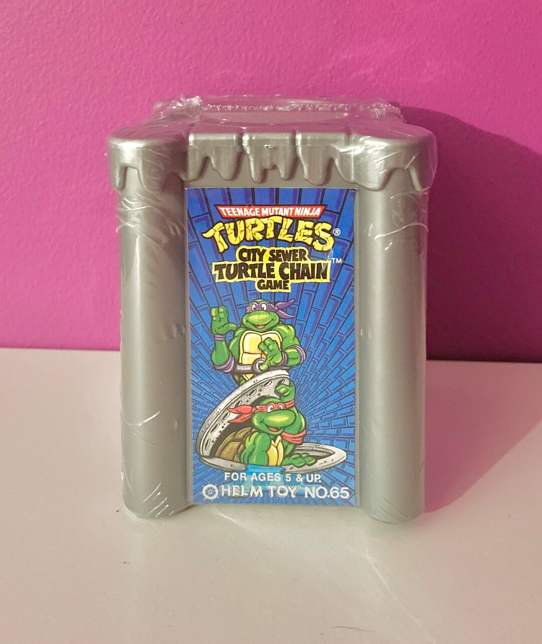 Teenage Mutant Ninja Turtles City Sewer Turtle Chain Game Sealed - Etsy