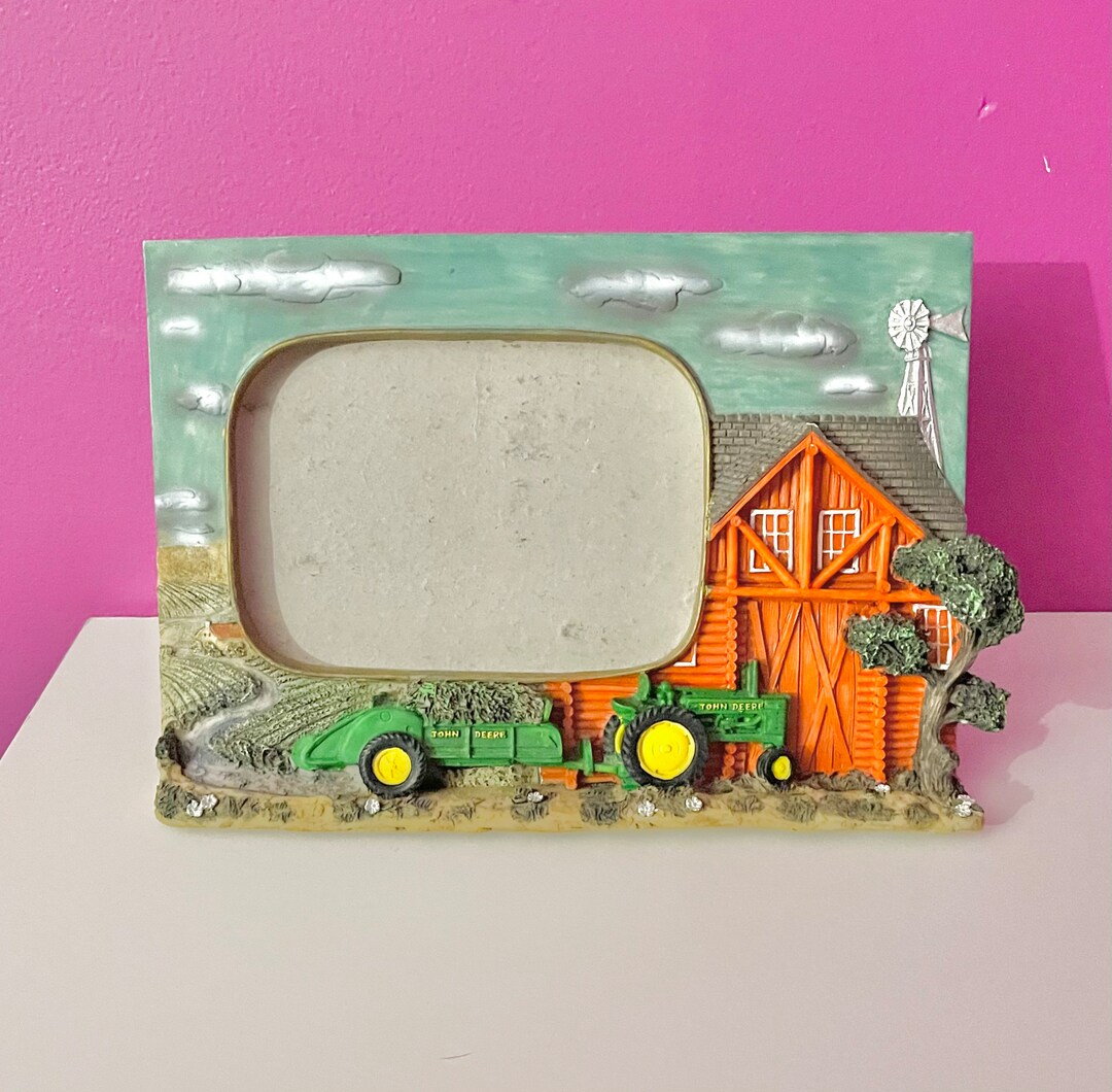Vintage John Deere Picture Frame - Etsy