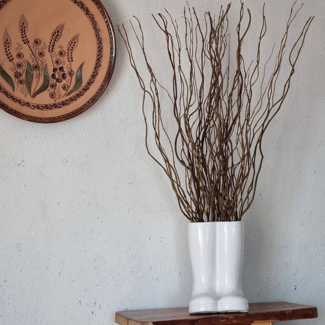 Willow Curly Branches Willow Twigs 22tall Large Rustic Curly Wooden ...