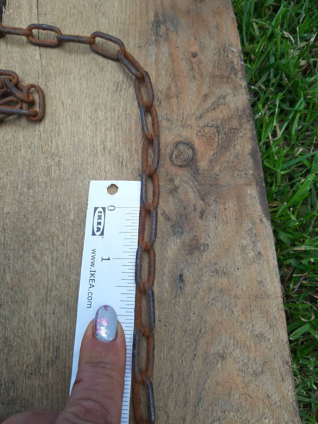 1.meters Rusty Chain Rusty Metal Chain Part Primitive Iron - Etsy