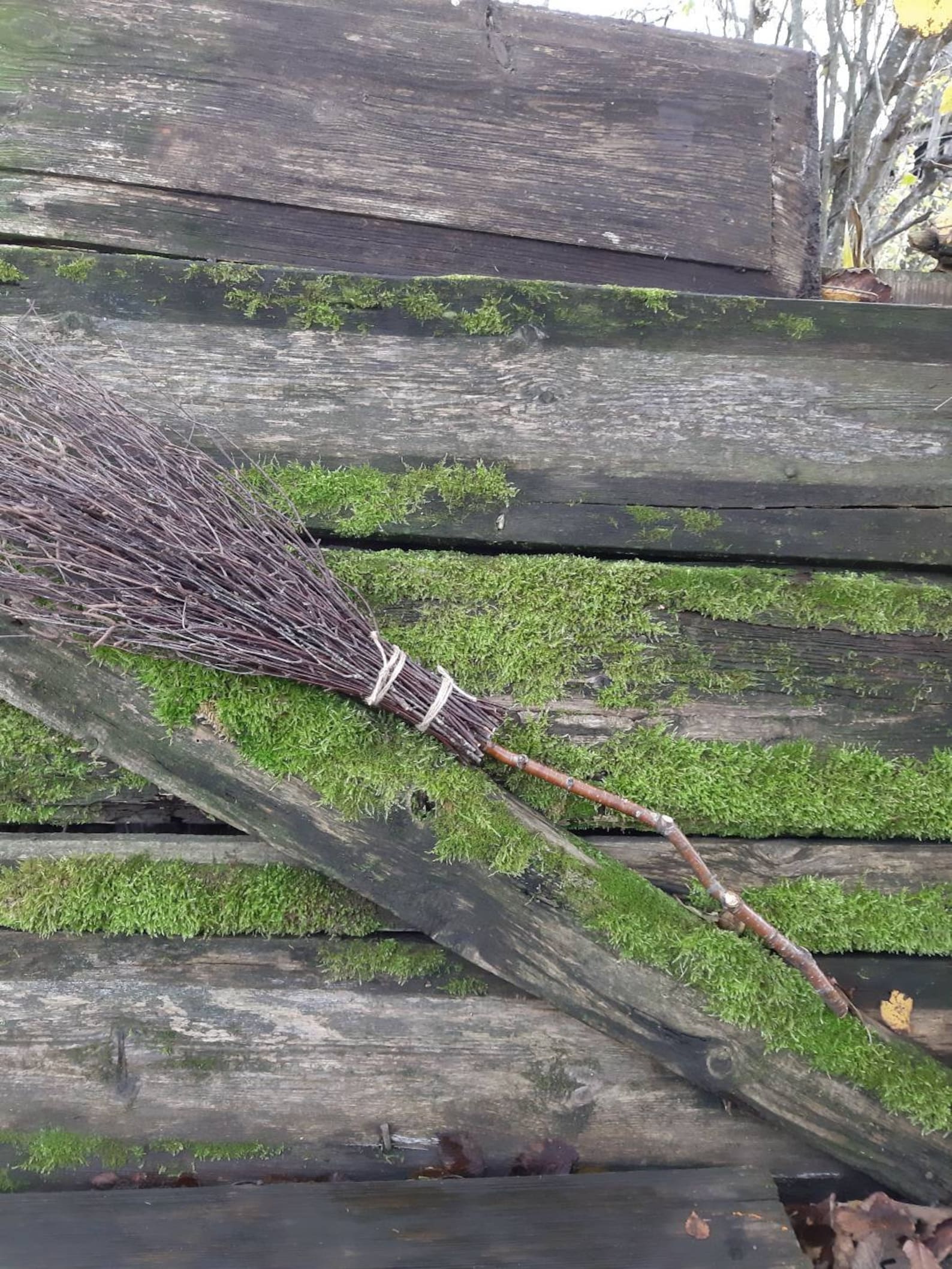 Birch Broom Witches Broom Natural Birch Branches Birch Twigs Broom ...