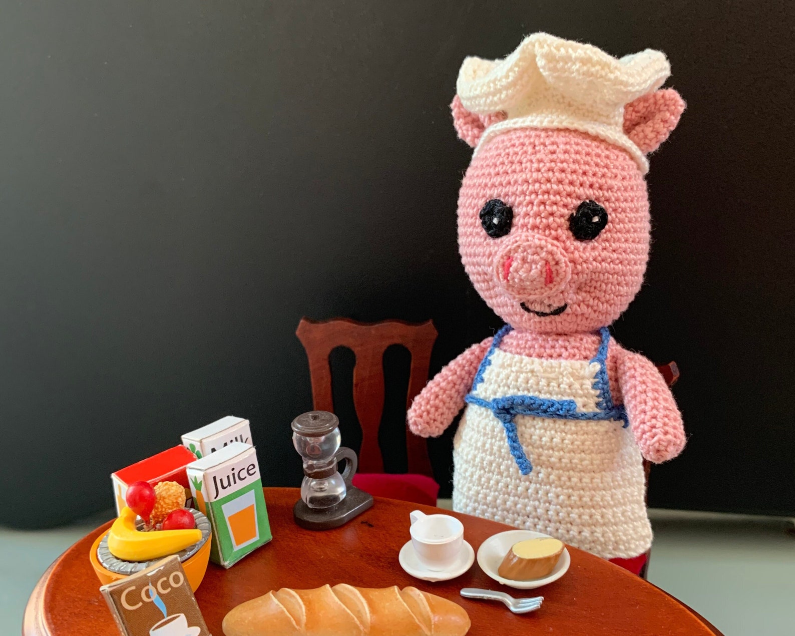 Chef Oinkers Amigurumi Crochet Pattern - Etsy