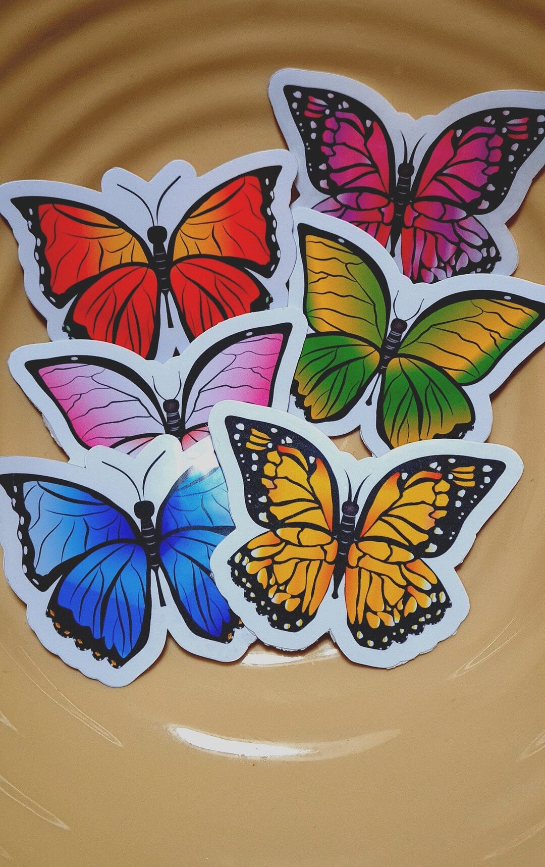 Colourful Butterfly Sticker Pack - Etsy UK
