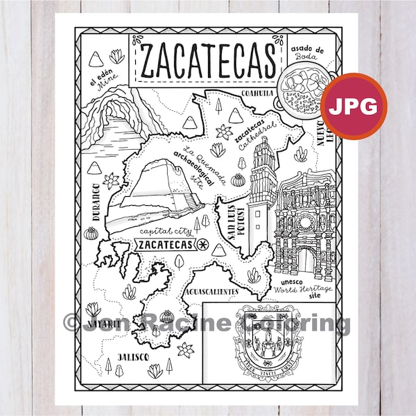 Zacatecas Svg - Etsy