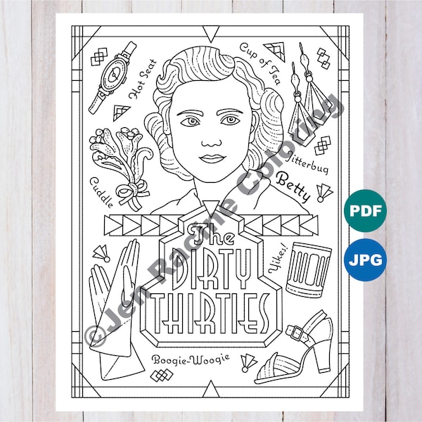 Dirty Coloring Book - Etsy