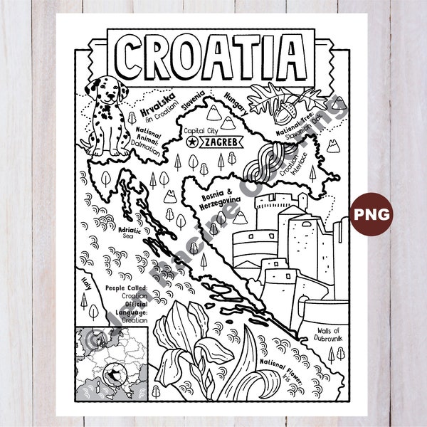 Croatian Art - Etsy