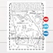 NEBRASKA Coloring Page With State Facts - Printable United States of ...