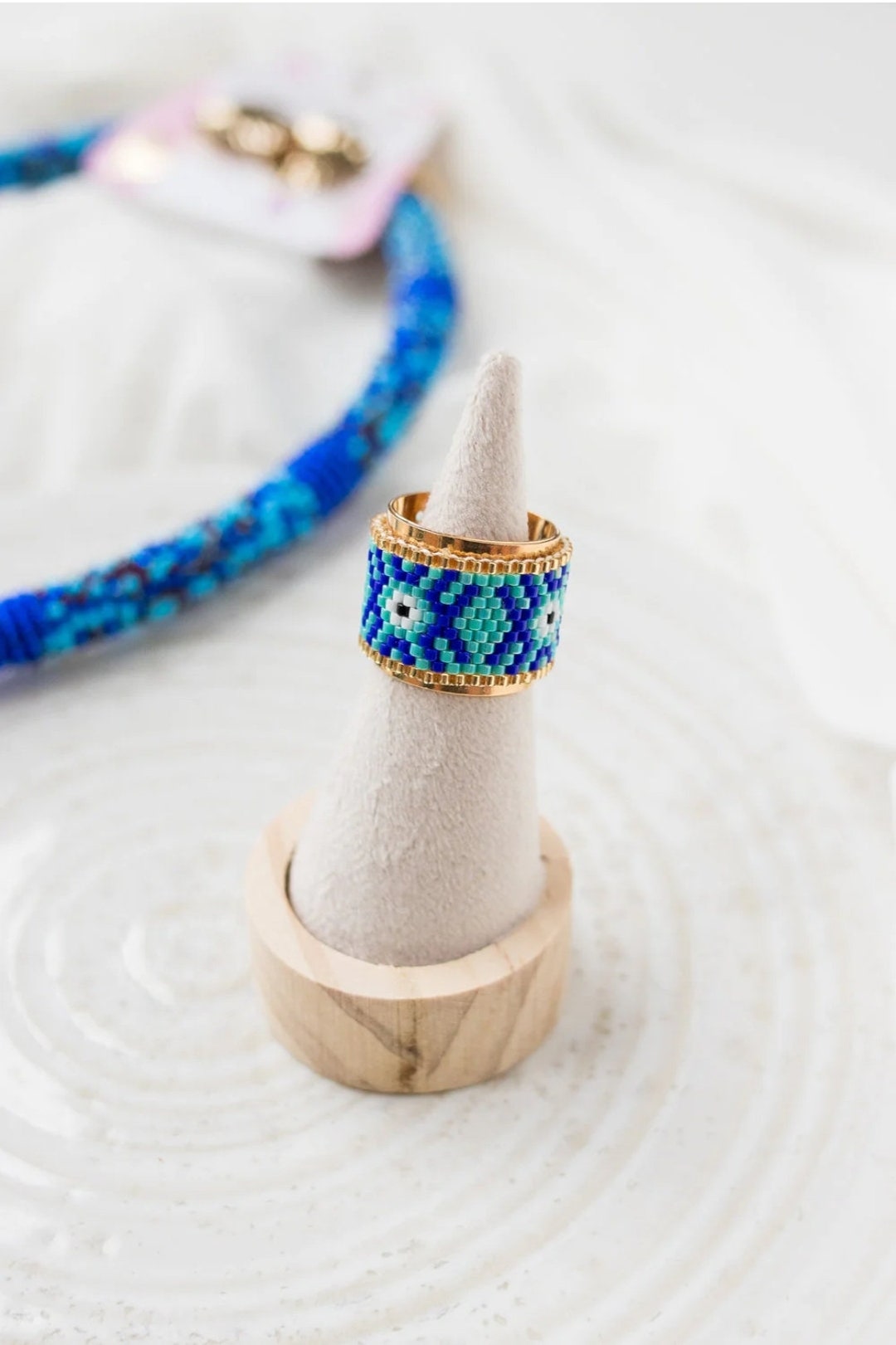 Adjustable 24K Gold Plated Miyuki Rings - Etsy