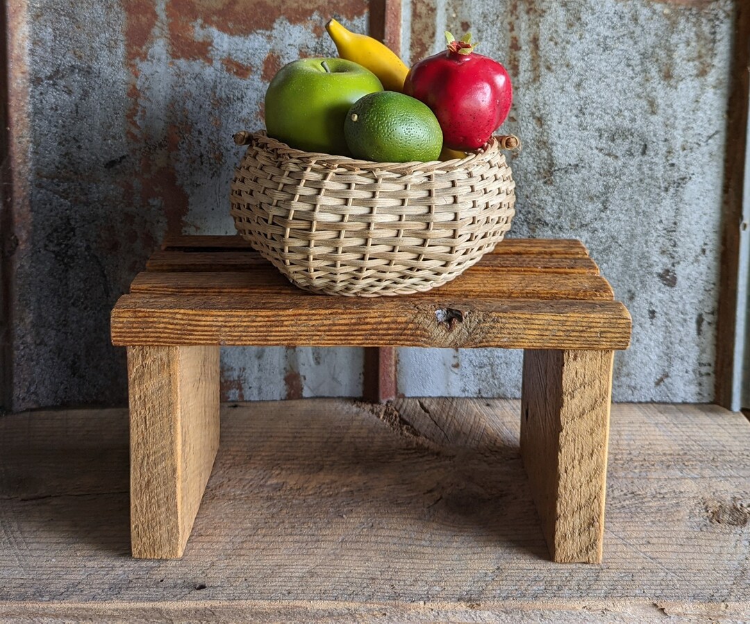 Rustic Barn Wood Stand/barn Wood and Tobacco Sticks Up-cycled ...