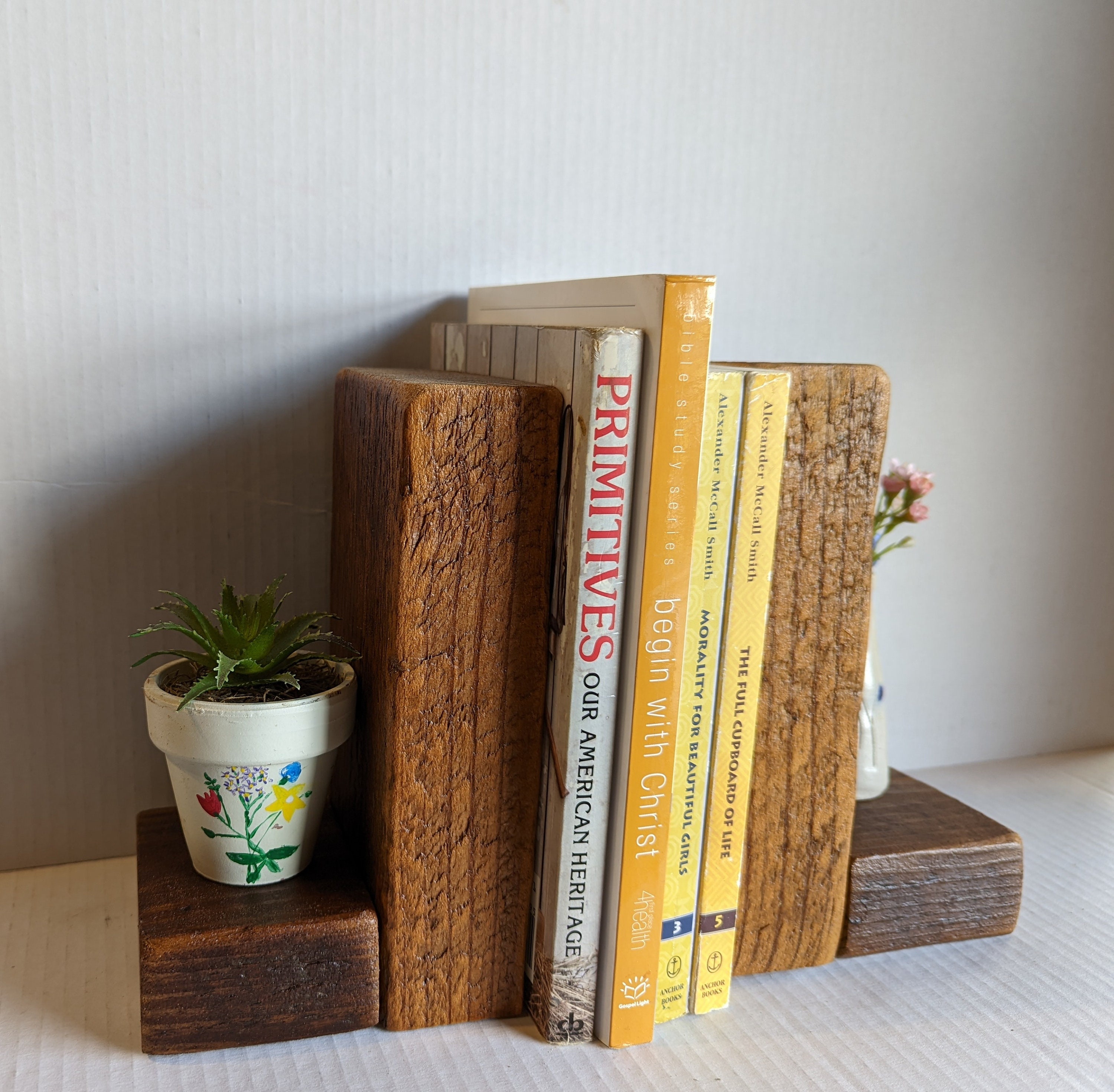 Simply Rustic Barn Wood Bookends Crafted From Rescued Barn - Etsy