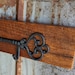 Beautifully Rustic Rack/cast Iron Key Rack on Beautiful Barn Wood /barn ...
