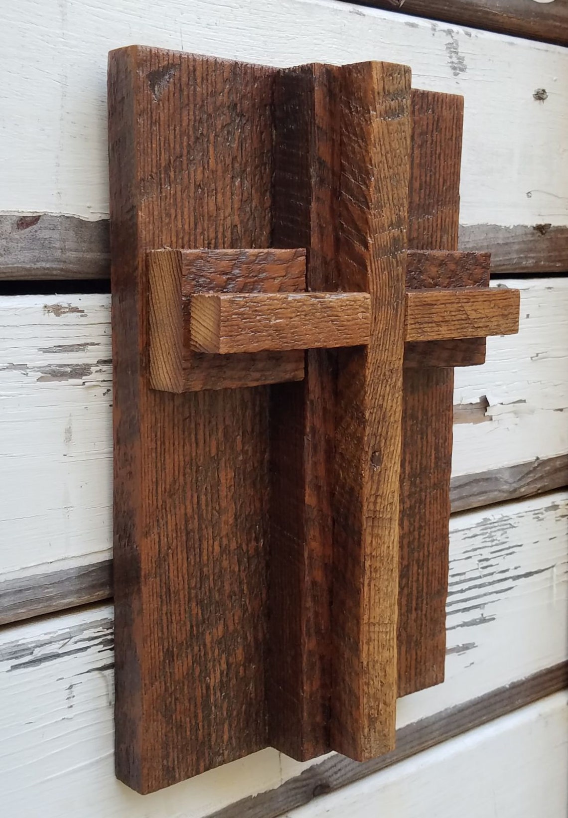 Lovely Barn Wood Crosses on Beautifully Weathered Barn Wood/3d/jesus ...