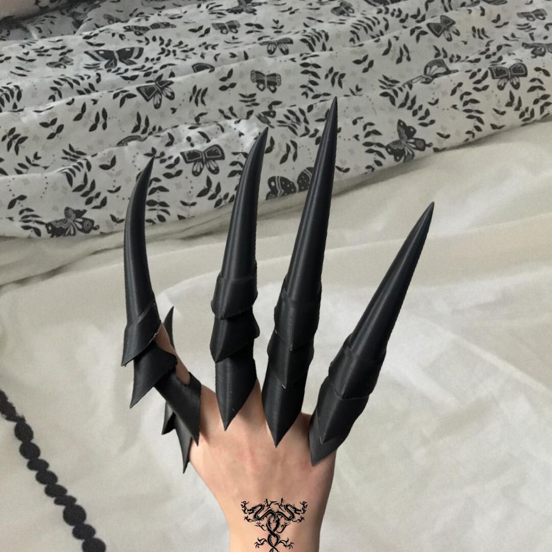 Claw Cosplay Full Set, Plastic Finger Armor, Cosplay Armor X 10. - Etsy