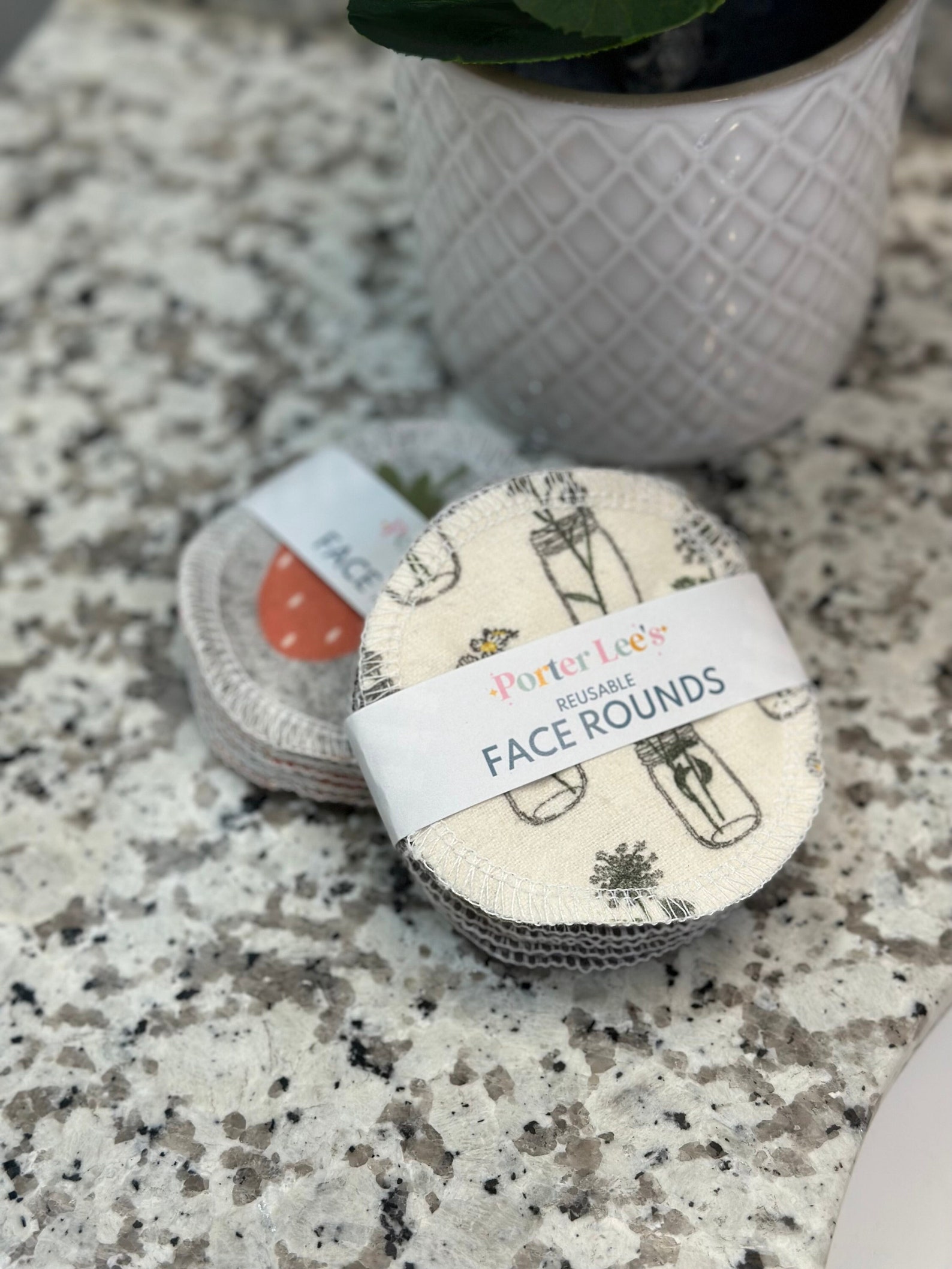 Reusable 3" Face Rounds--set of 10 Assorted Print--cotton Flannel ...