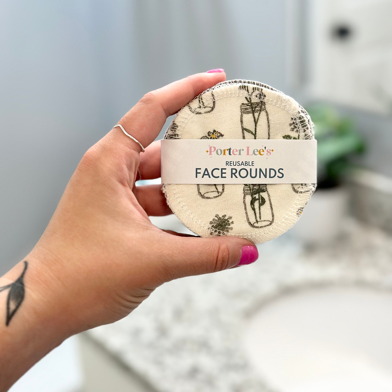 Reusable 3" Face Rounds--set of 10 Assorted Print--cotton Flannel ...