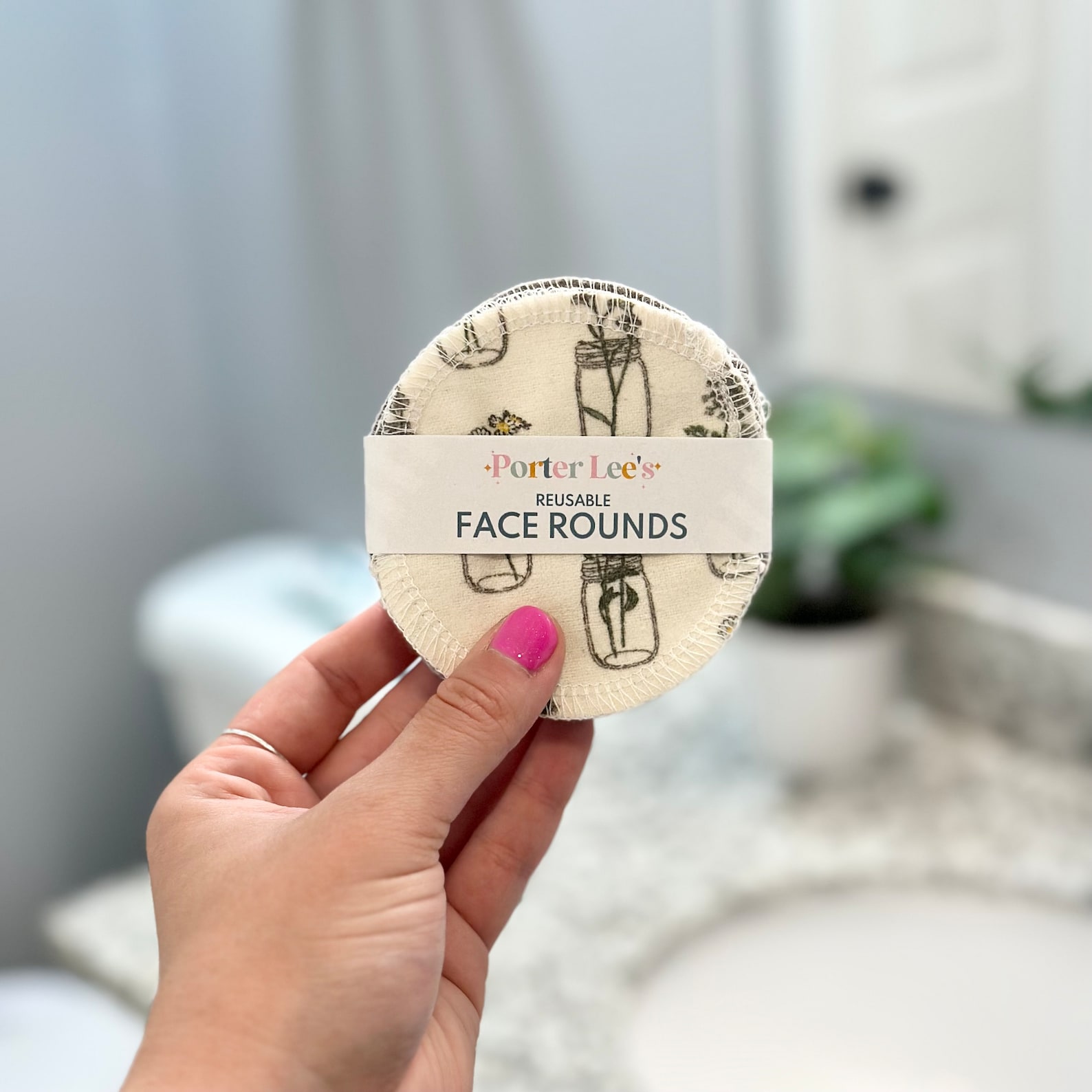 Reusable 3" Face Rounds--set of 10 Assorted Print--cotton Flannel ...