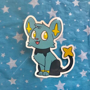 Pokemon Shinx Sticker normal/shiny | Etsy