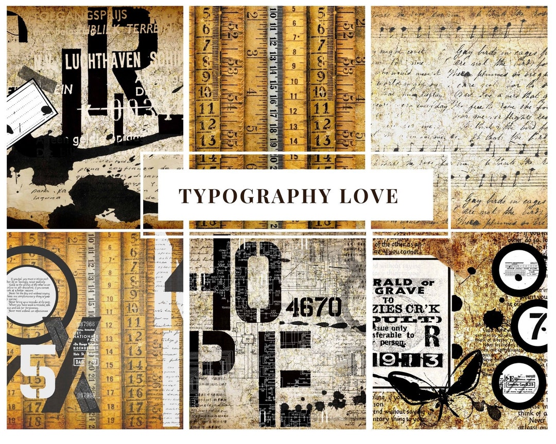 Typography Love - Etsy