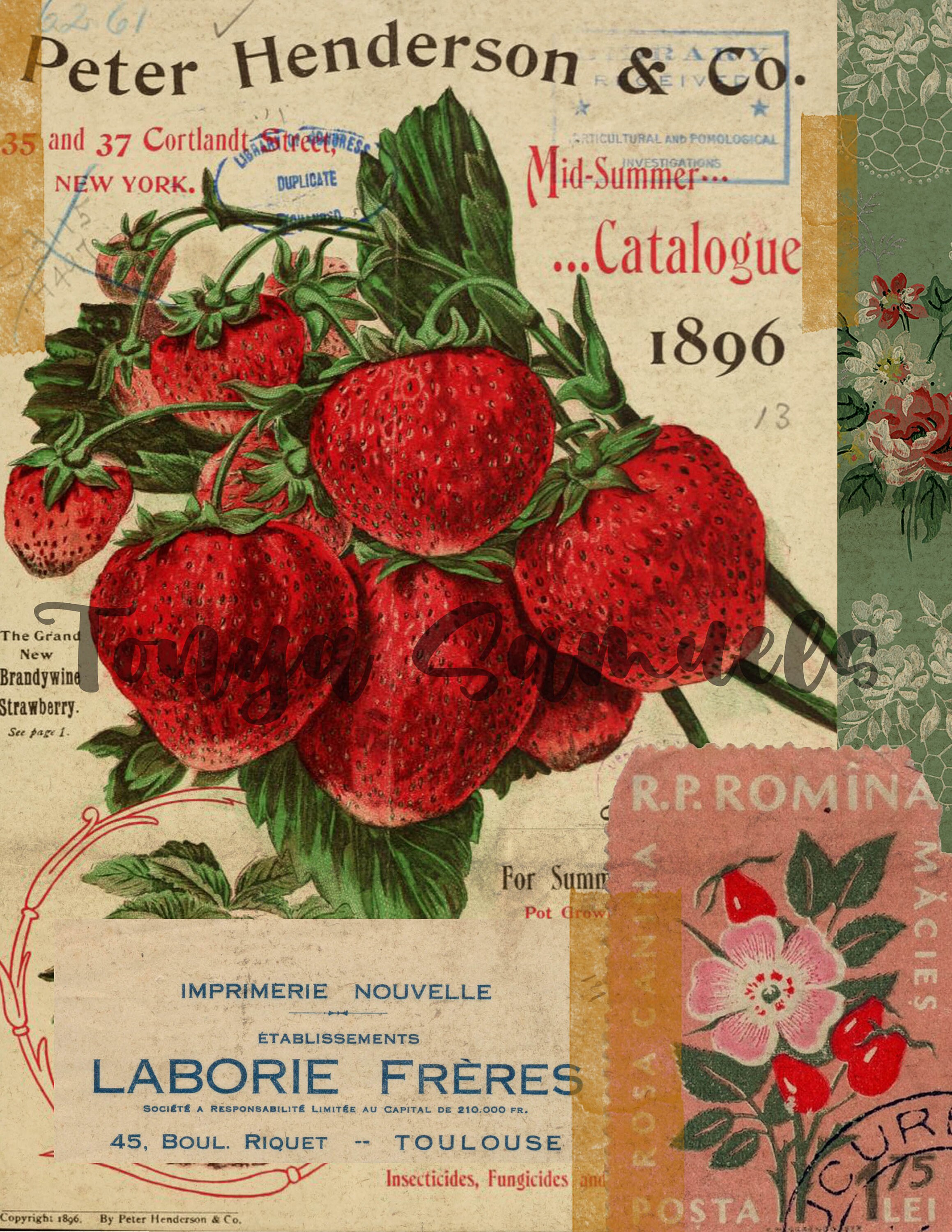 Strawberry Patch - Etsy