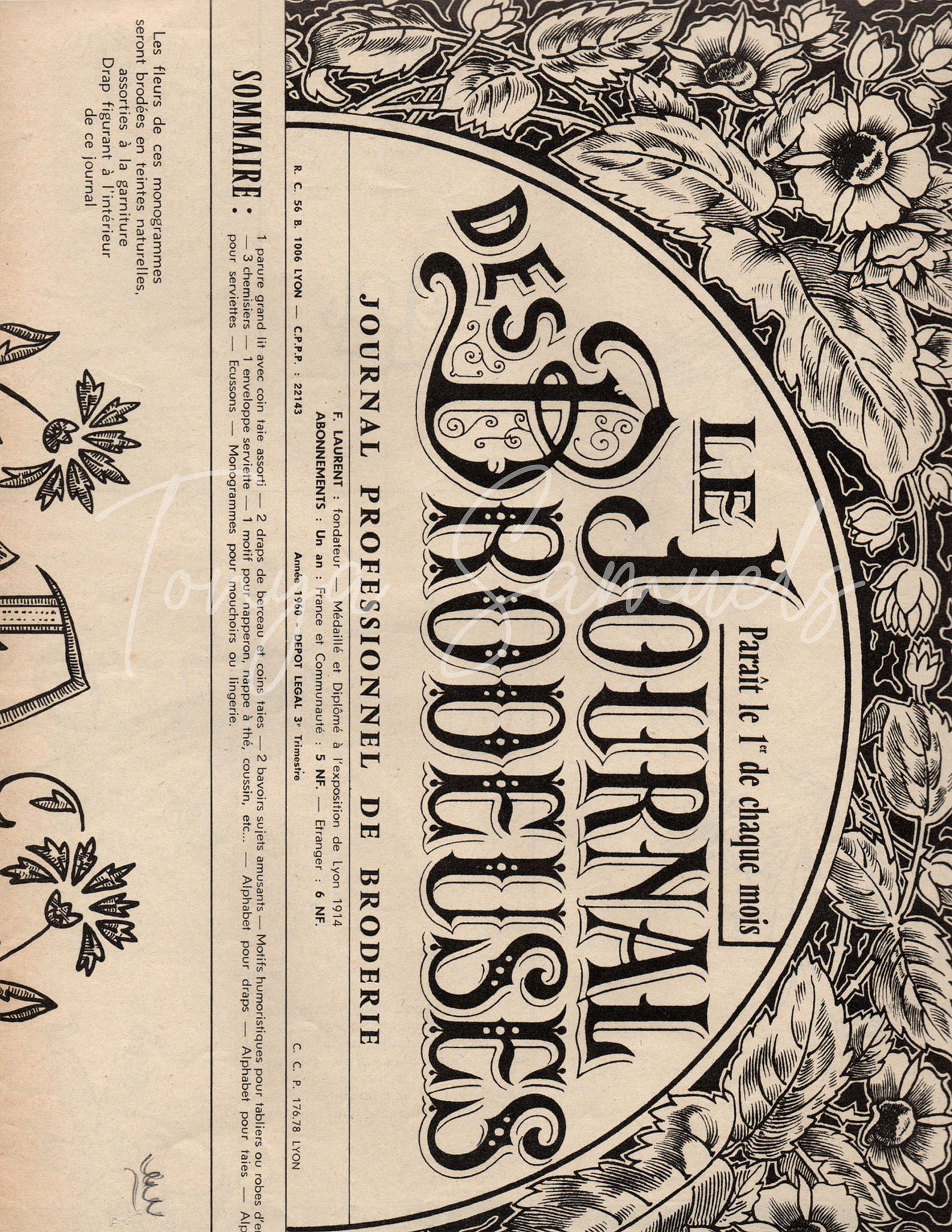 Vintage French Digital Papers - Etsy