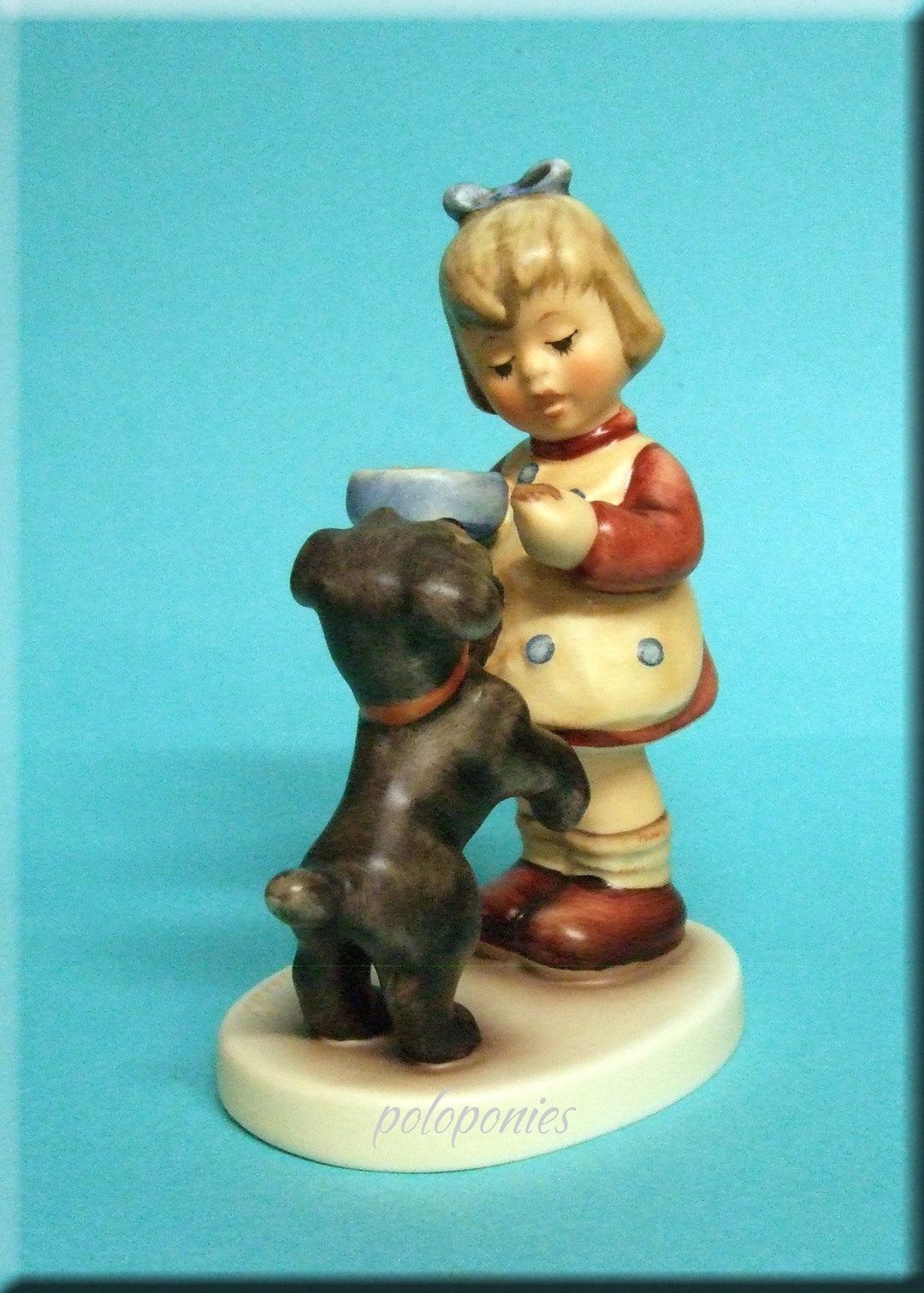 HUMMEL Puppy Pause 2032 - Trademark 8 First Issue Back Stamp NIB - Etsy