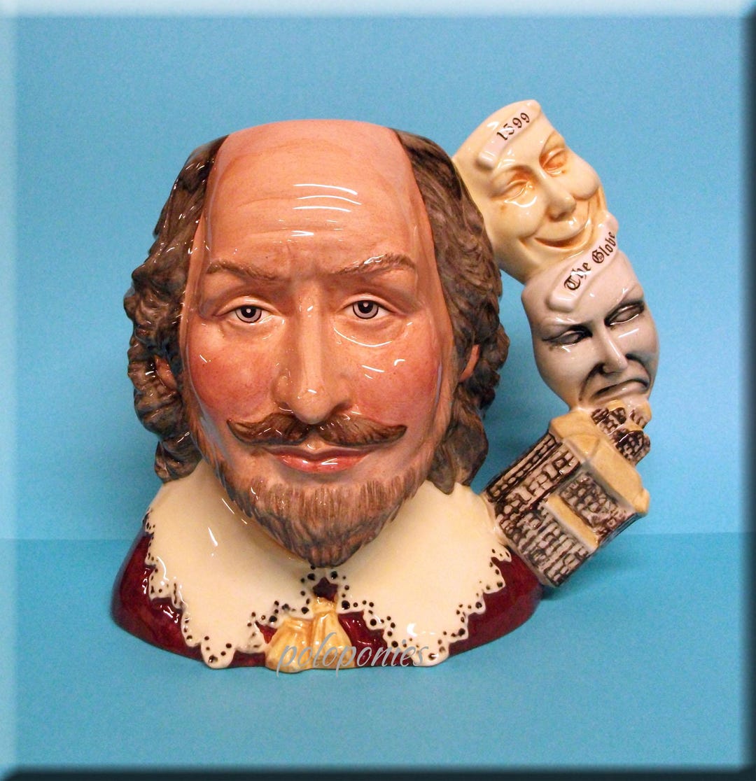 ROYAL DOULTON William Shakespeare Large Character Jug D7136 - Etsy