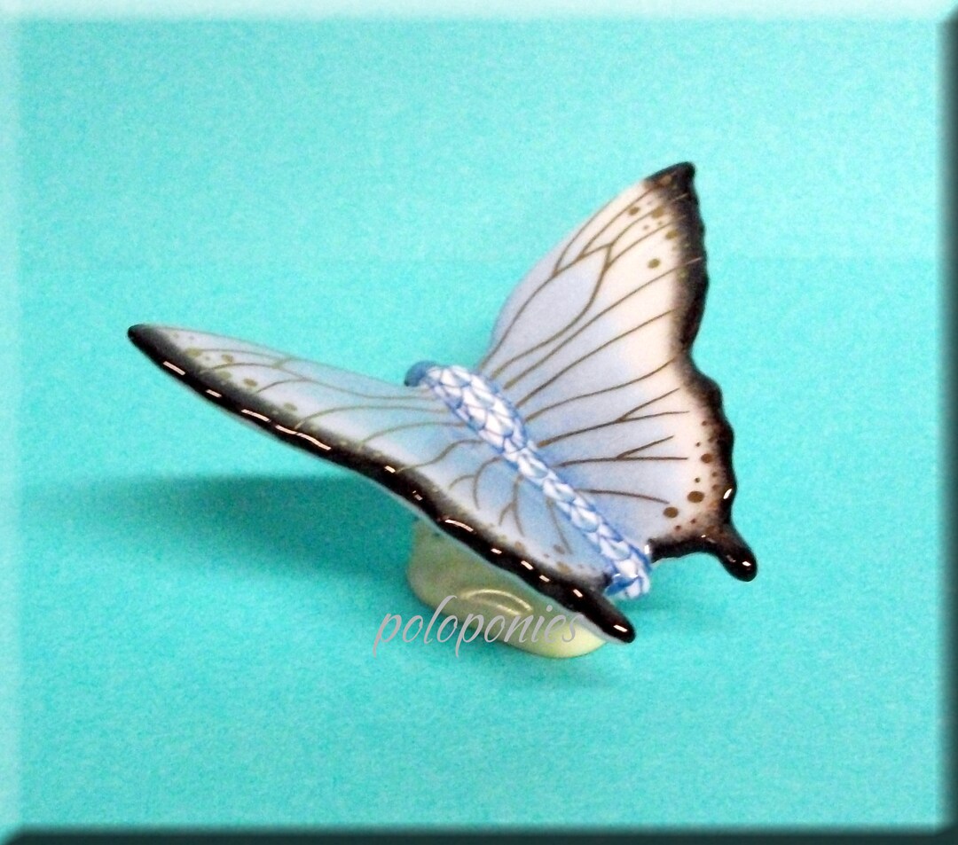 HEREND Butterfly 15063 - Blue Fishnet -bugs and Butterflies Collection ...